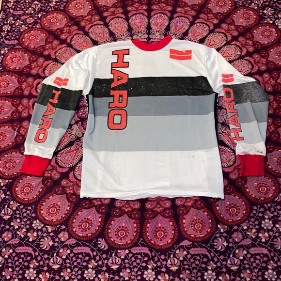 Vintage | Shirts | Retro Og 98s Haro Bikes Factory Jersey Size 20 12 X ...